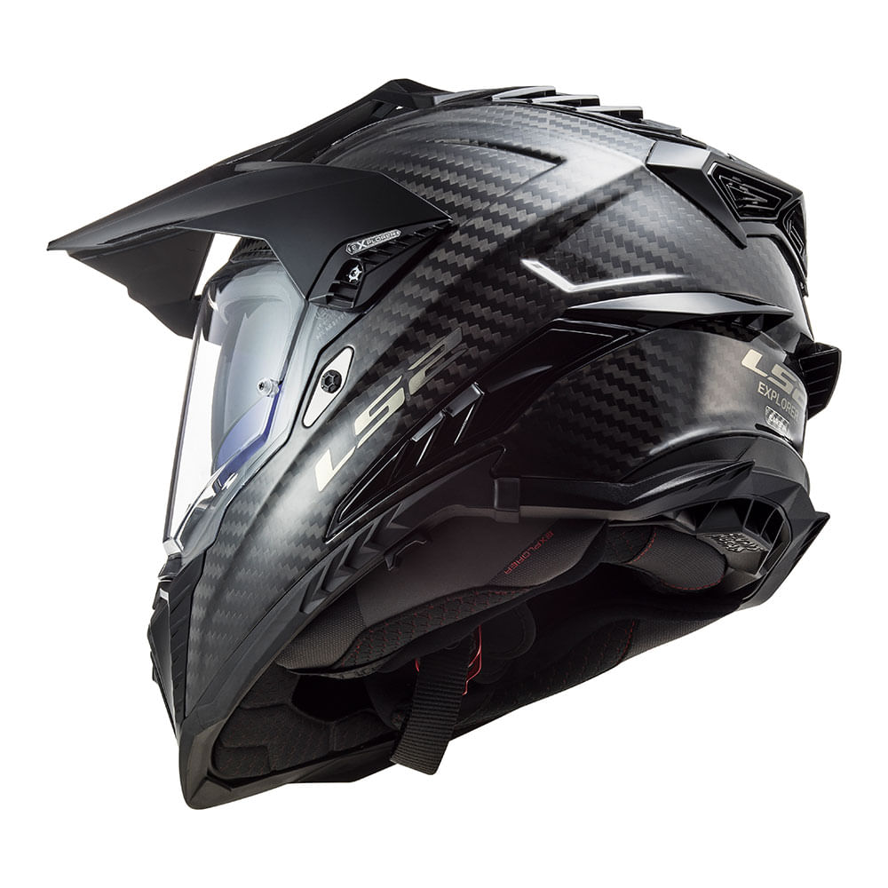 LS2 HELMETS BRASIL - EXPLORER CARBON SOLID - LS2
