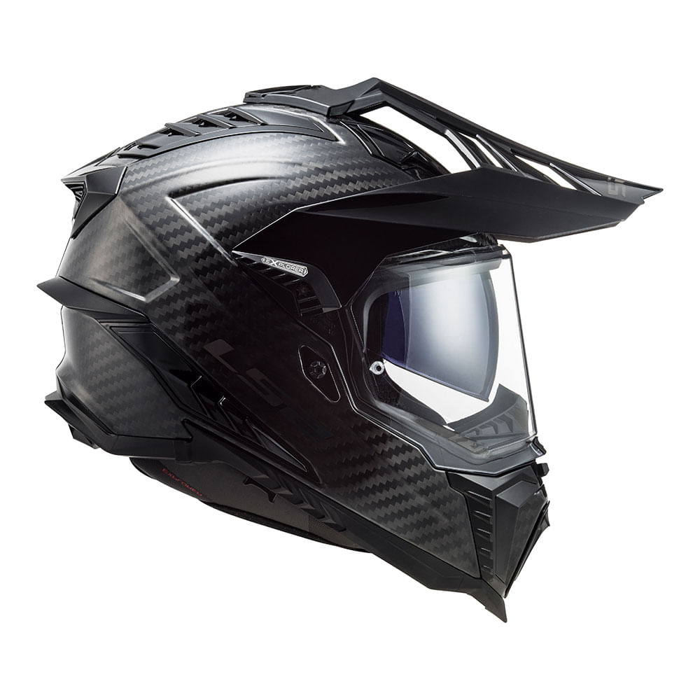 LS2 HELMETS BRASIL - EXPLORER CARBON SOLID - LS2