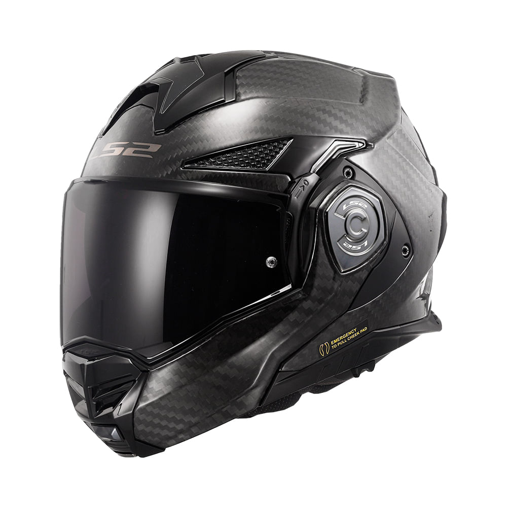 LS2 HELMETS BRASIL - ADVANT X CARBON SOLID CARBON - LS2