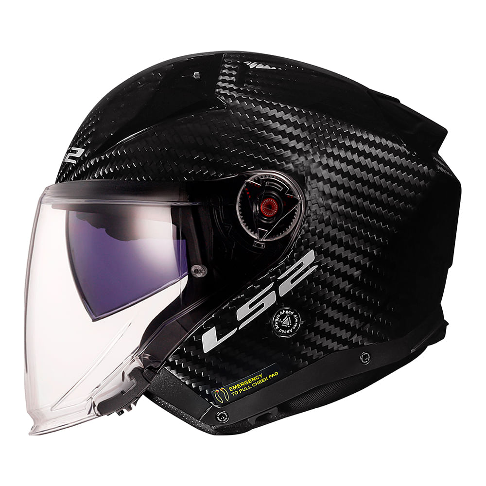 LS2 HELMETS BRASIL - INFINITY II C SOLID CARBON - LS2